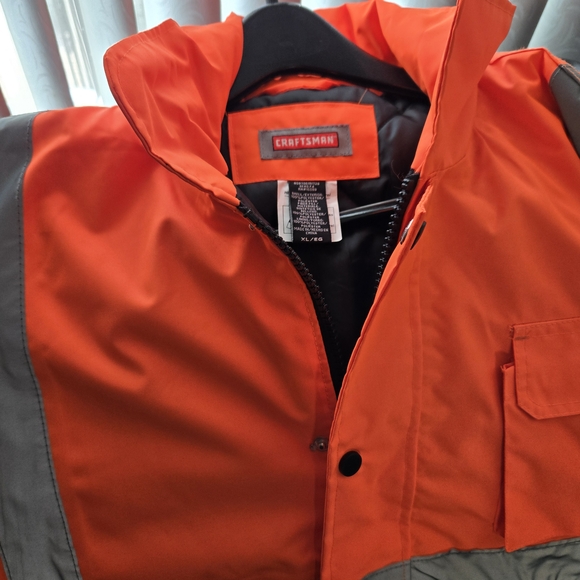 craftsman | Jackets & Coats | Craftsman Mens Highvisibility Orange ...
